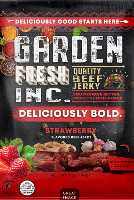 Bold & Wild Beef Jerky | Garden Fresh Beef Jerky